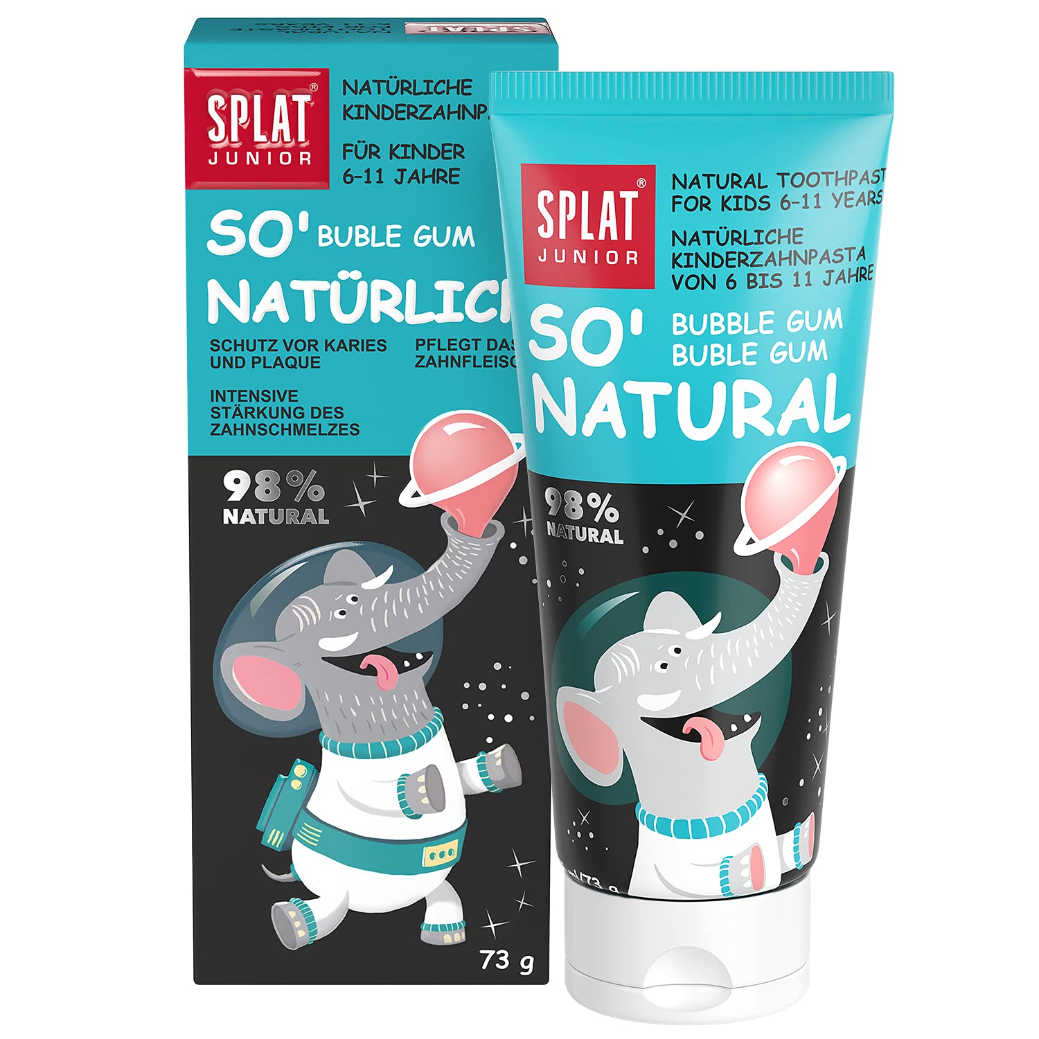 SPLAT Junior Bubble Gum Natural Toothpaste for children 6 β 11 years, 73g