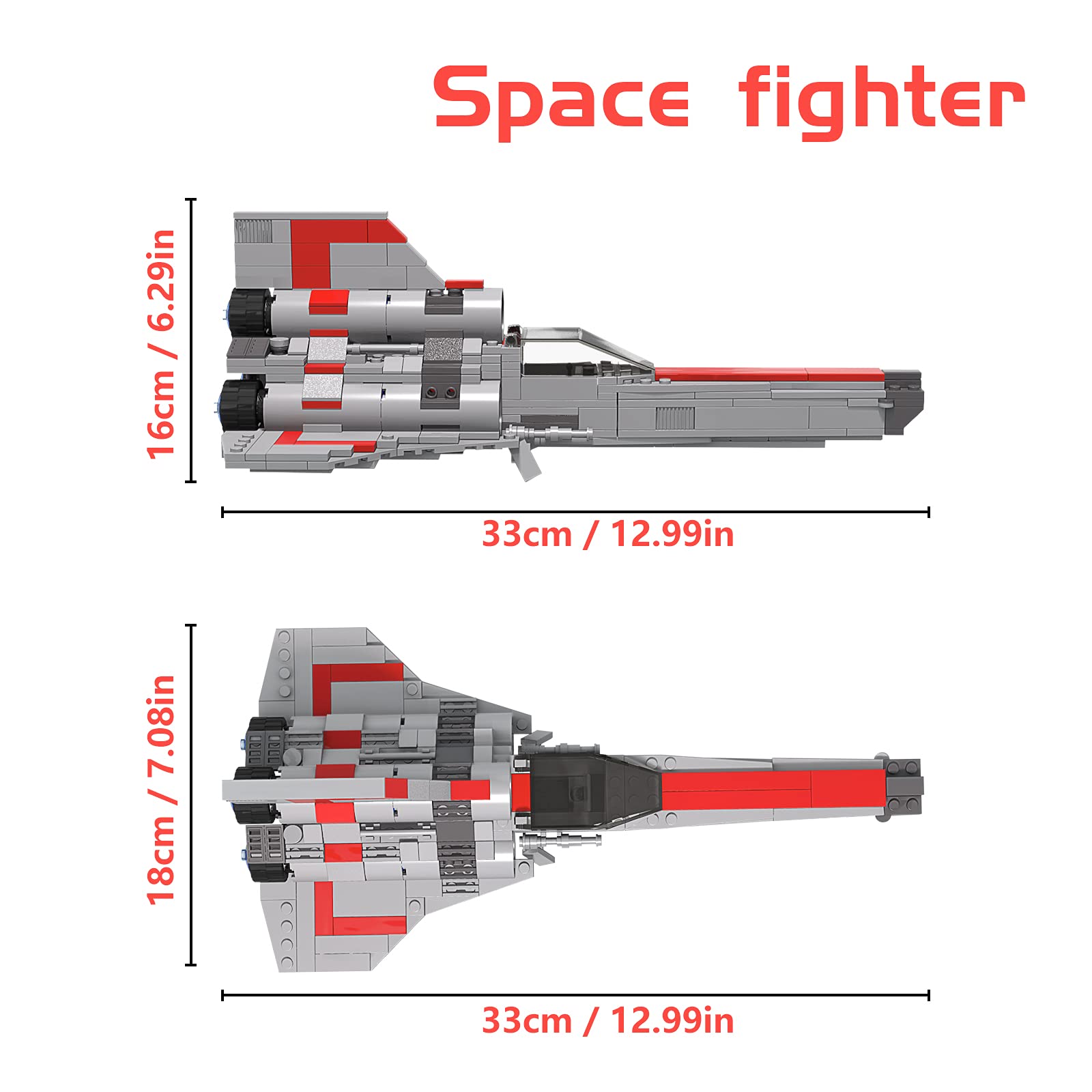 Colonial Mk. I 9784 Space Model MOC Building Toys for Ages 12+,Building Blocks Kit for Creative Open-Ended Play Toy 391PCS