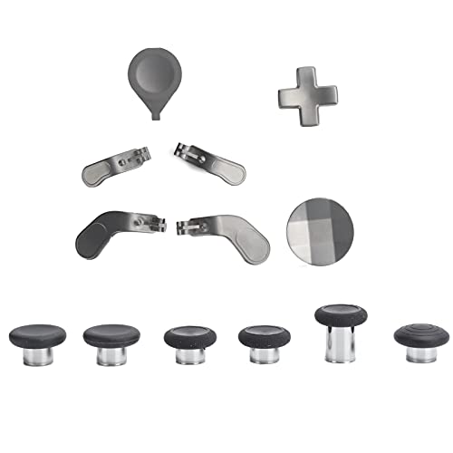 Game Controller Button Set, Controller Thumbsticks Replacement Like Floatable Detachable for Elite Series 2