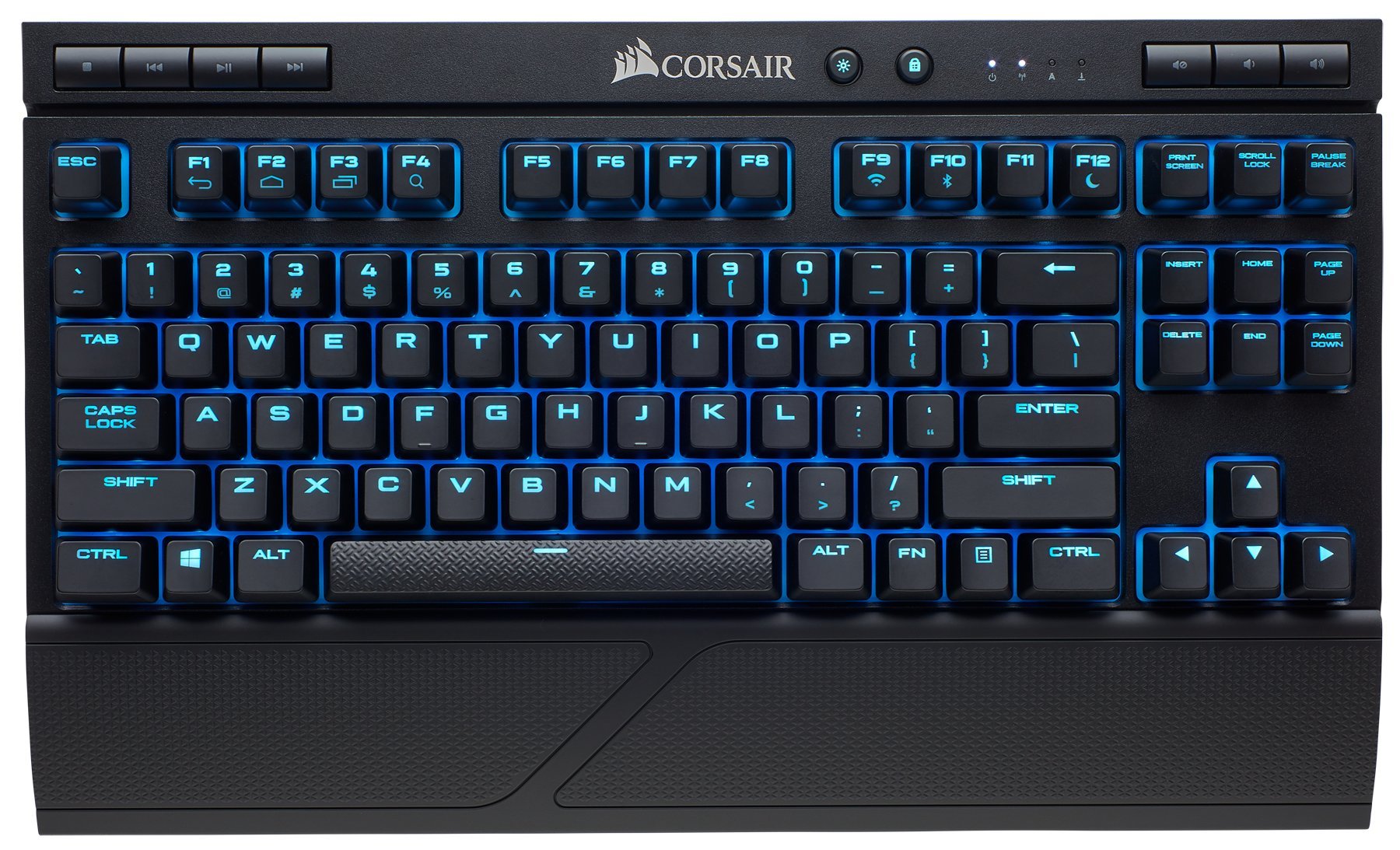 Corsair K63 Wireless Special Edition Mechanical Gaming Keyboard, backlit Ice Blue LED, Cherry MX Red - Quiet & Linear