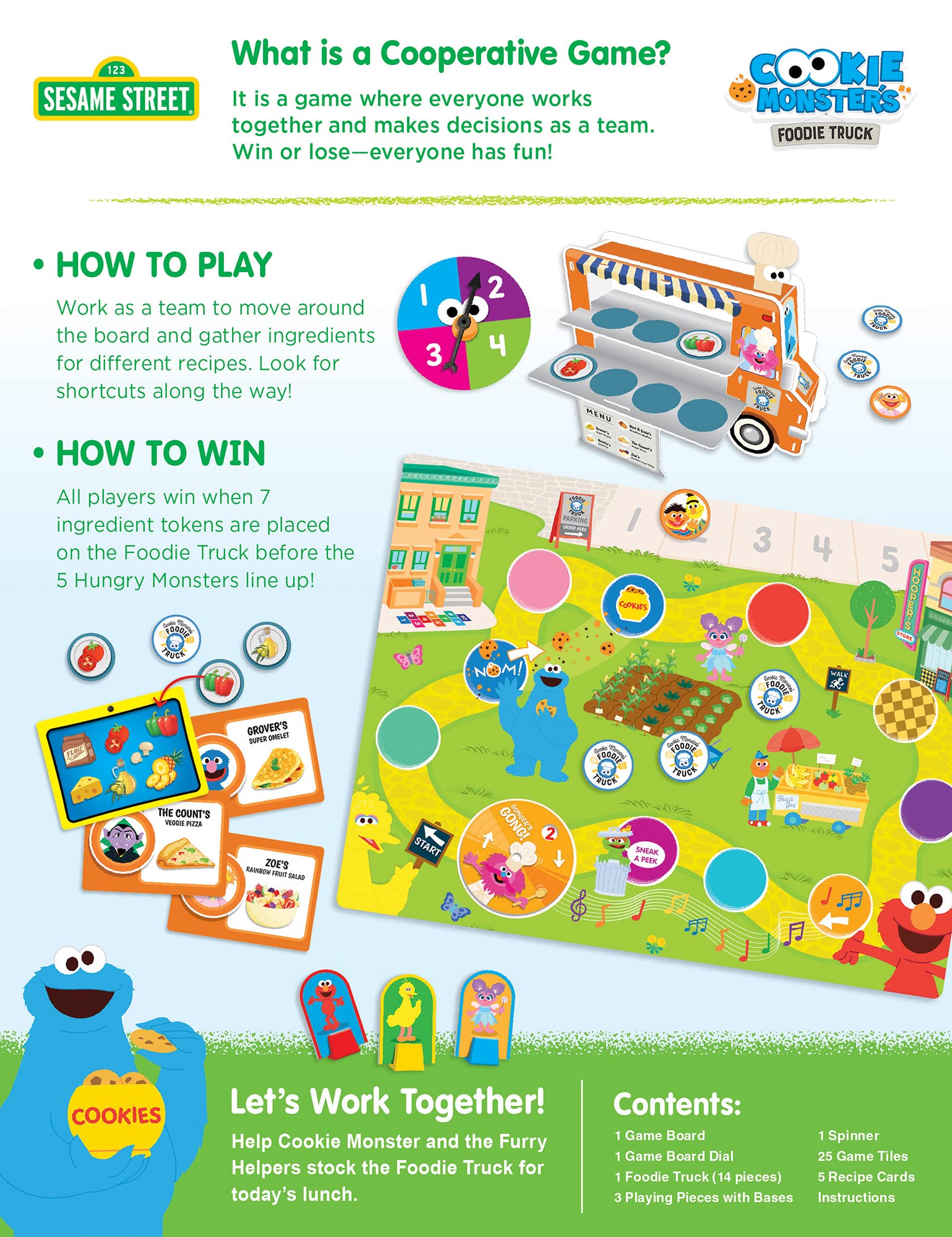 MasterPieces 42212: Sesame Street - Cookie Monster Cooperative Game