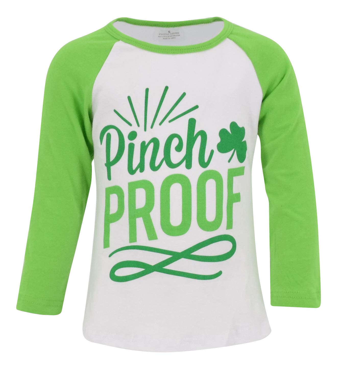 Unique Baby Girls St Patrick's Day Pinch Proof Legging Set (7/XXL, Green)