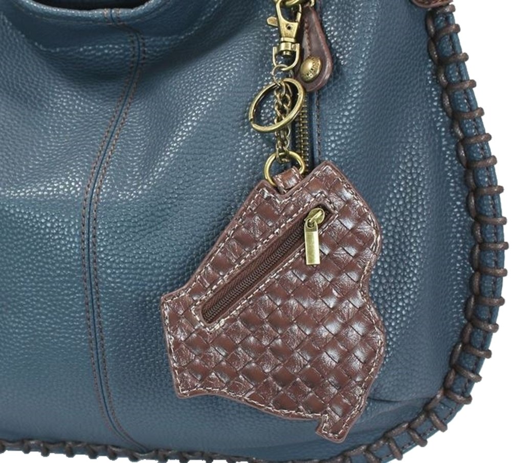 Chala Purse Handbag Hobo Cross Body Convertible Blue Piano Bag