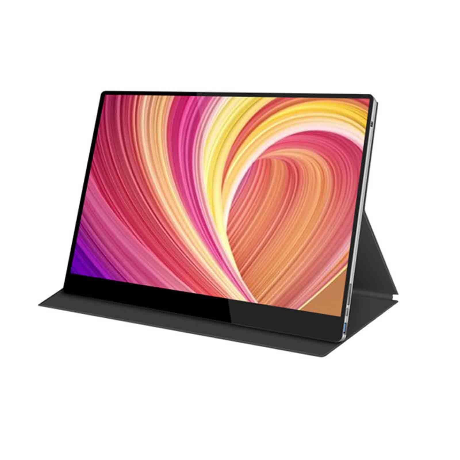 BDT 15.6 Inch 1080P Portable Display Gaming Laptop IPS Touch Screen External Screen 178° Wide Viewing Angle