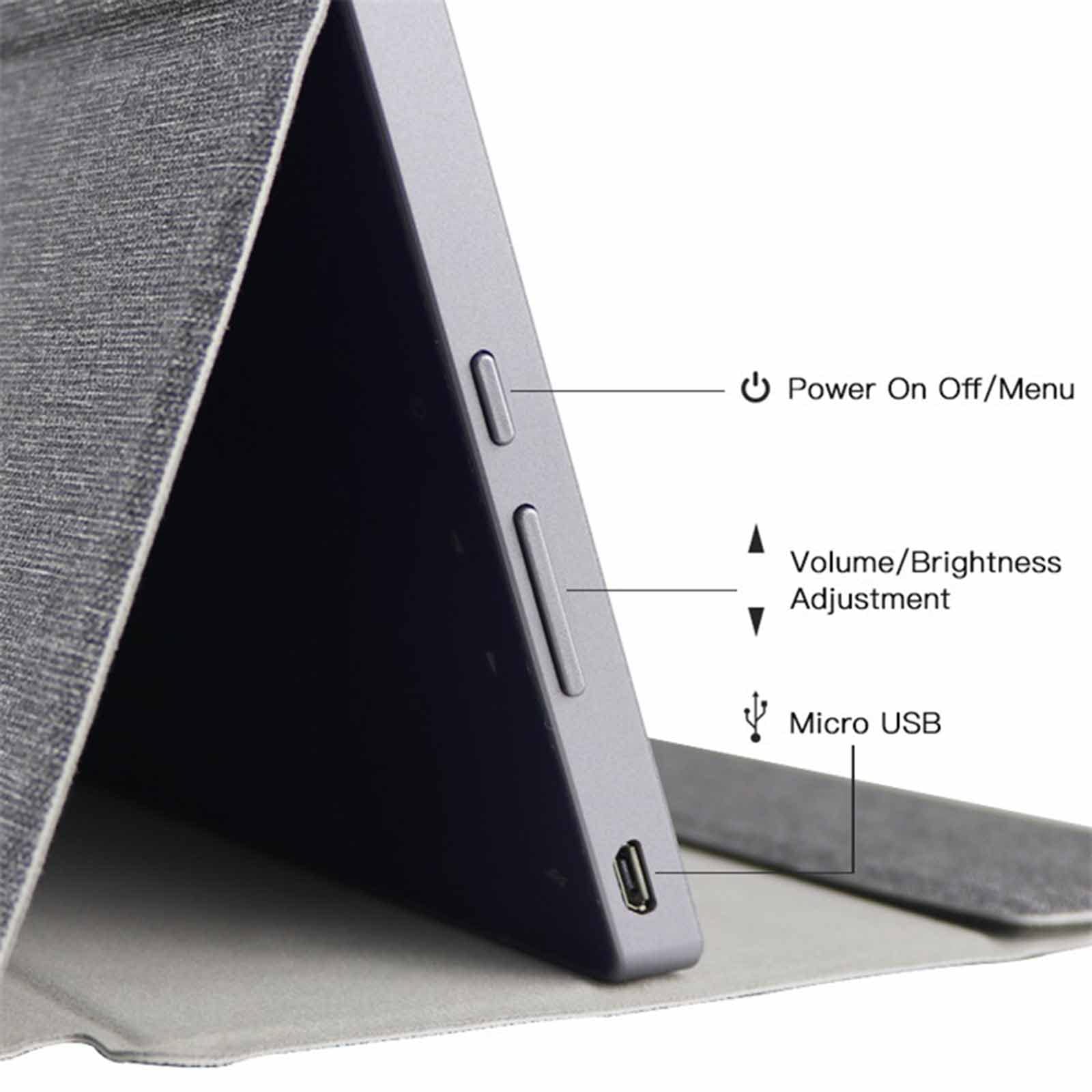 BDT 15.6-inch Portable Display IPS Screen Mobile Phone Computer 4K Convenient Display Multiple Support Angles