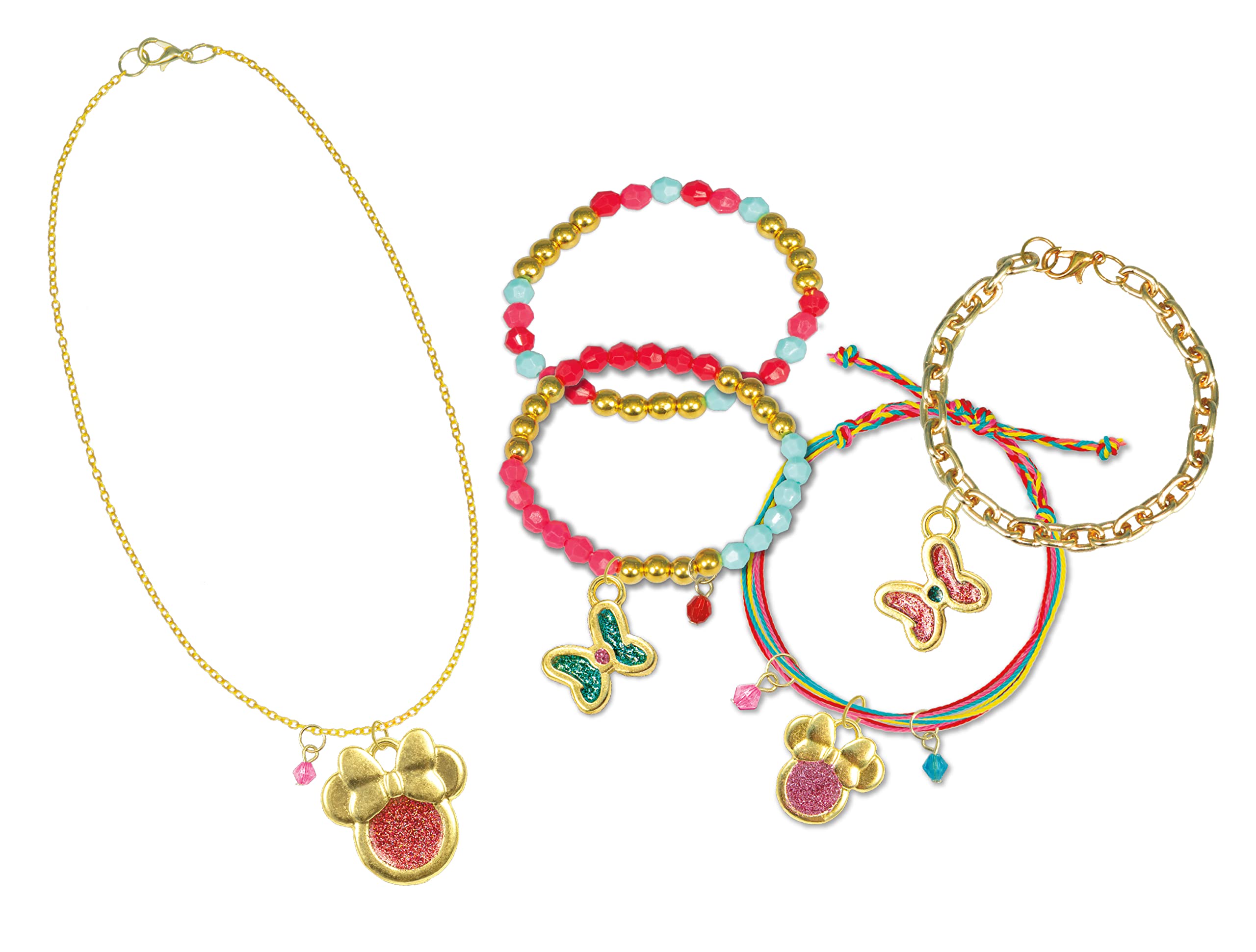 Cra-Z-Art Disney Minnie Mouse Gemex Sparkling Crystal Jewelry Kit Amazon Exclusive