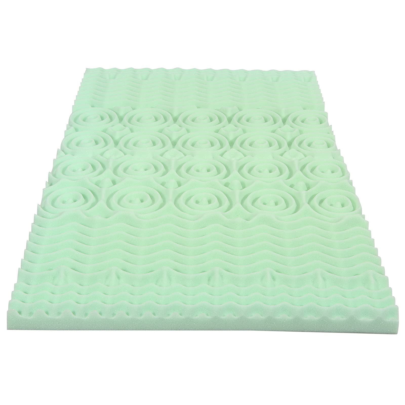 Giantex 3 Inch Queen Mattress Topper, Mattress Pad for All-Night Comfy, 5-Zone Bed Topper, Pressure Relief Mattress, Dorm Foam Topper