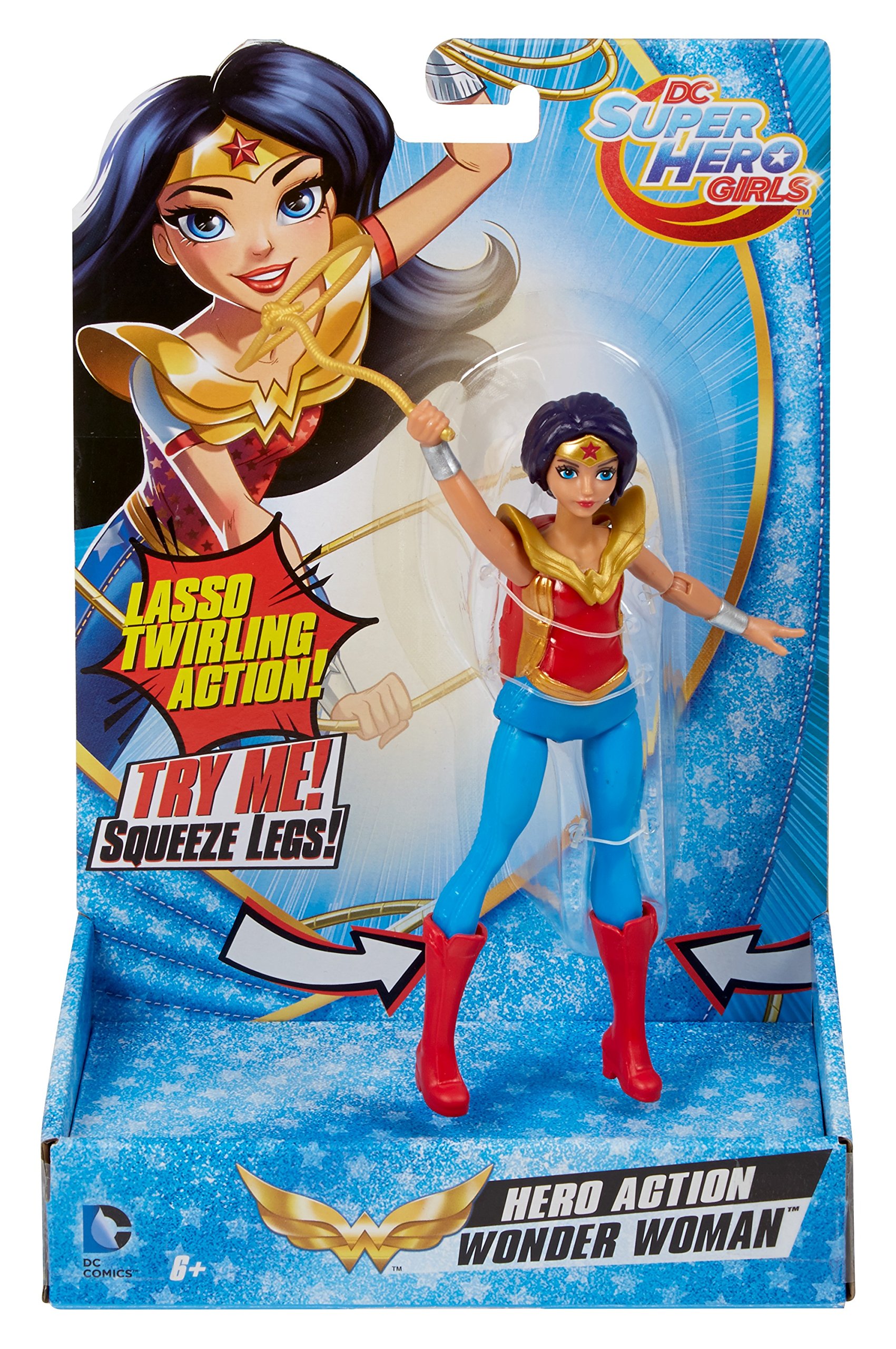 DC Super Hero Girls: Hero Action Wonder Woman Dolls, 6 inches, DVG67