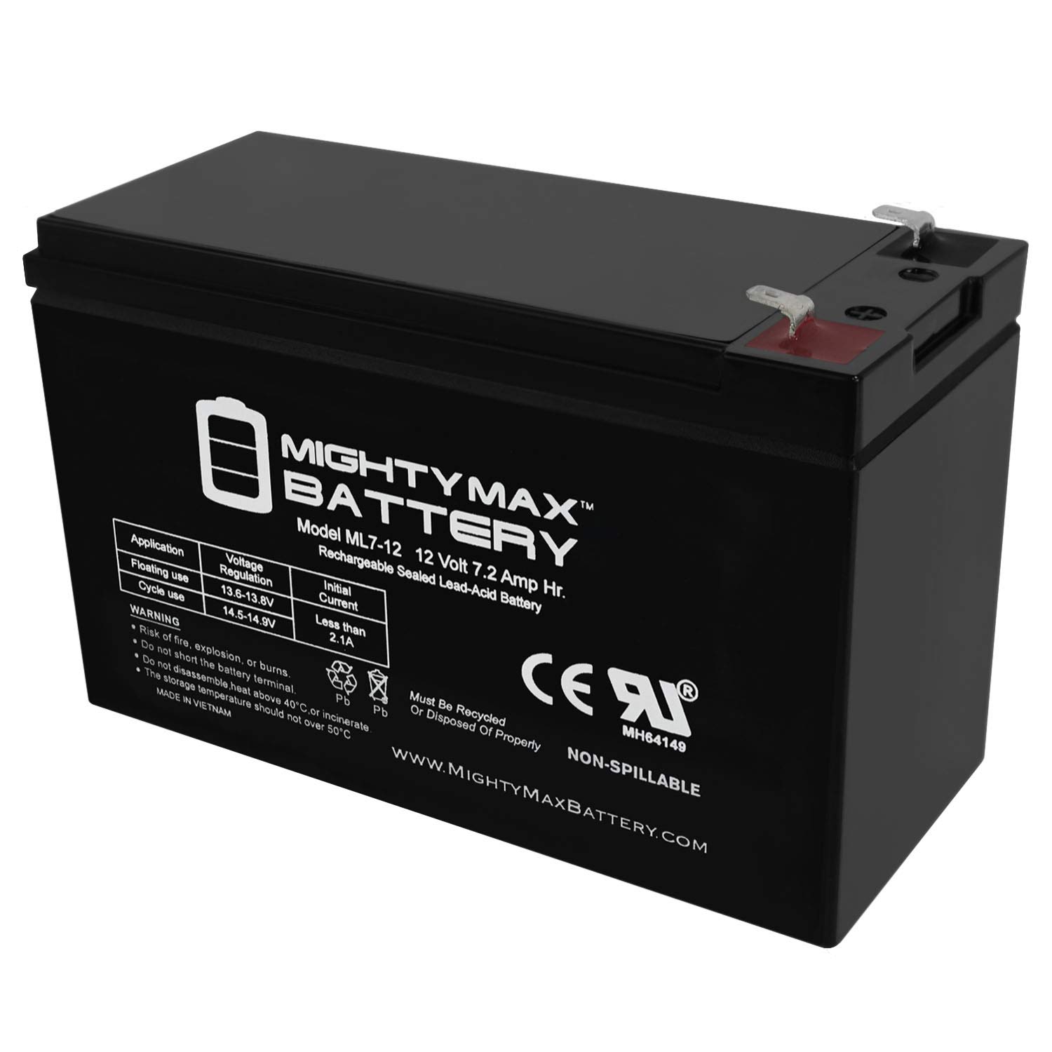 Mighty Max Battery 12V 7Ah Battery Replacement for Champion 3500/4000 Gas Generator Brand Product
