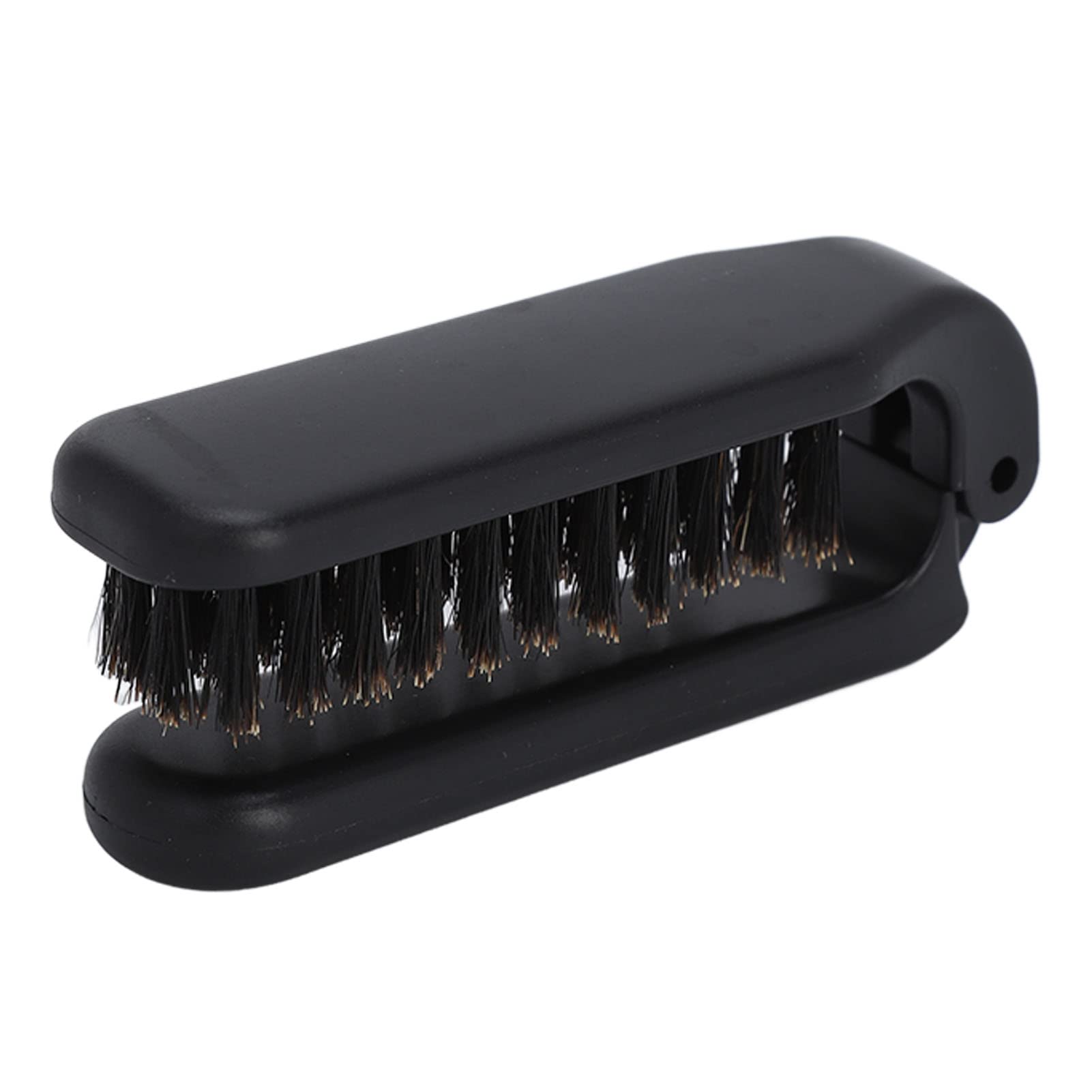 Beard Brush Beard Straightener Beard Comb Foldable Waterproof Grooming Cleaning Beard Black Beard Styling Comb for Men Household Outdoor Travel