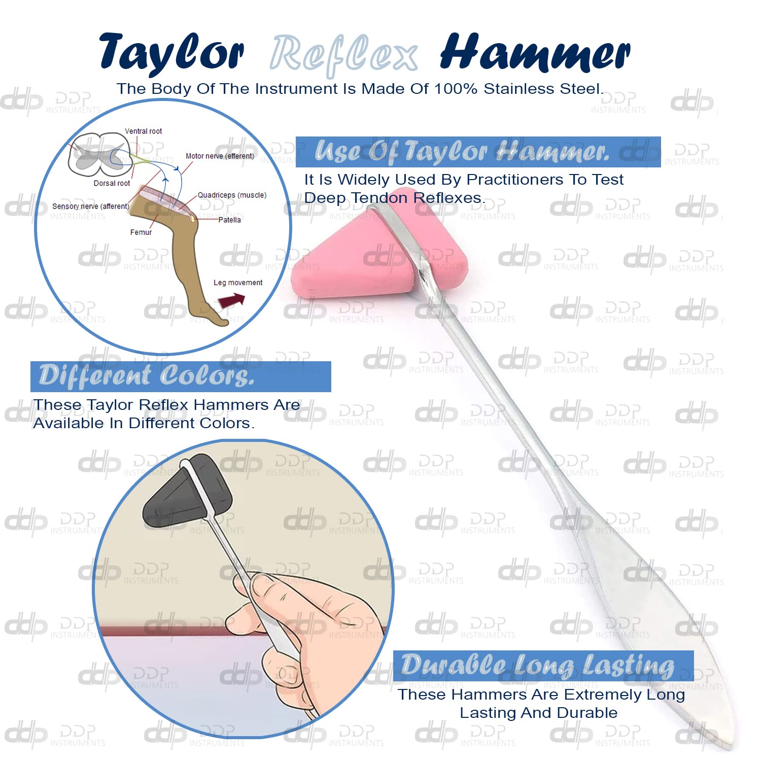 DDP Taylor Percussion Hammer, HOT Pink
