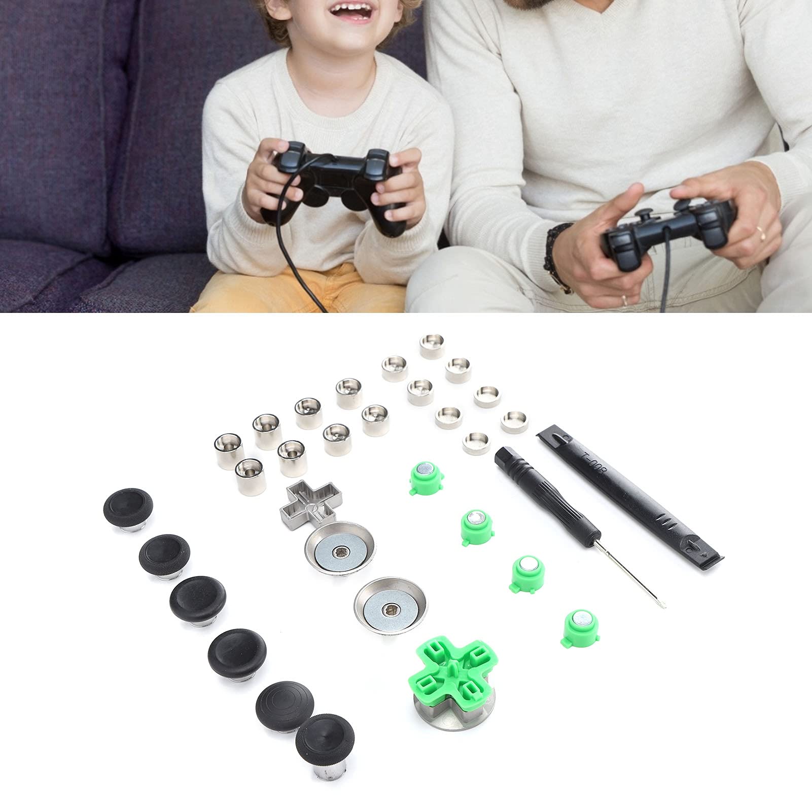 Controller Button, Console Game Accessories Comfortable Hand Feel Portable Easy Installation for Repair Parts