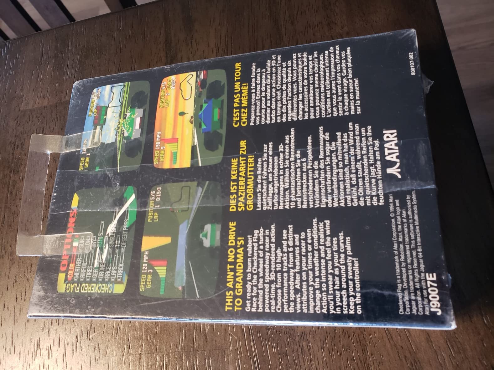 CHECKERED FLAG for ATARI JAGUAR