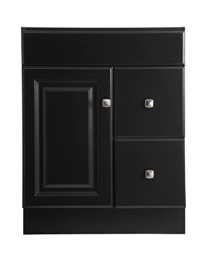 Design House Wyndham 24 Inch Bathroom Vanity, Freestanding Bathroom Sink Cabinet - Solid Wood Bathroom Vanity Cabinet, Dark Espresso