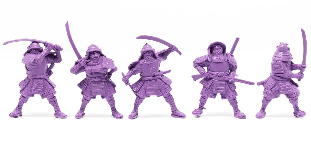 Fantasy Battles DND Action Miniatures Samurai 2 inch 1/32-5 Fantasy Figures Tehnolog Toy Soldiers