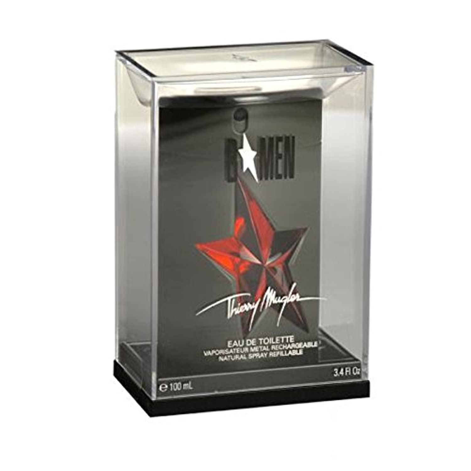 Angel B Men By Thierry Mugler For Men. Eau De Toilette Spray Refillable 3.4 oz