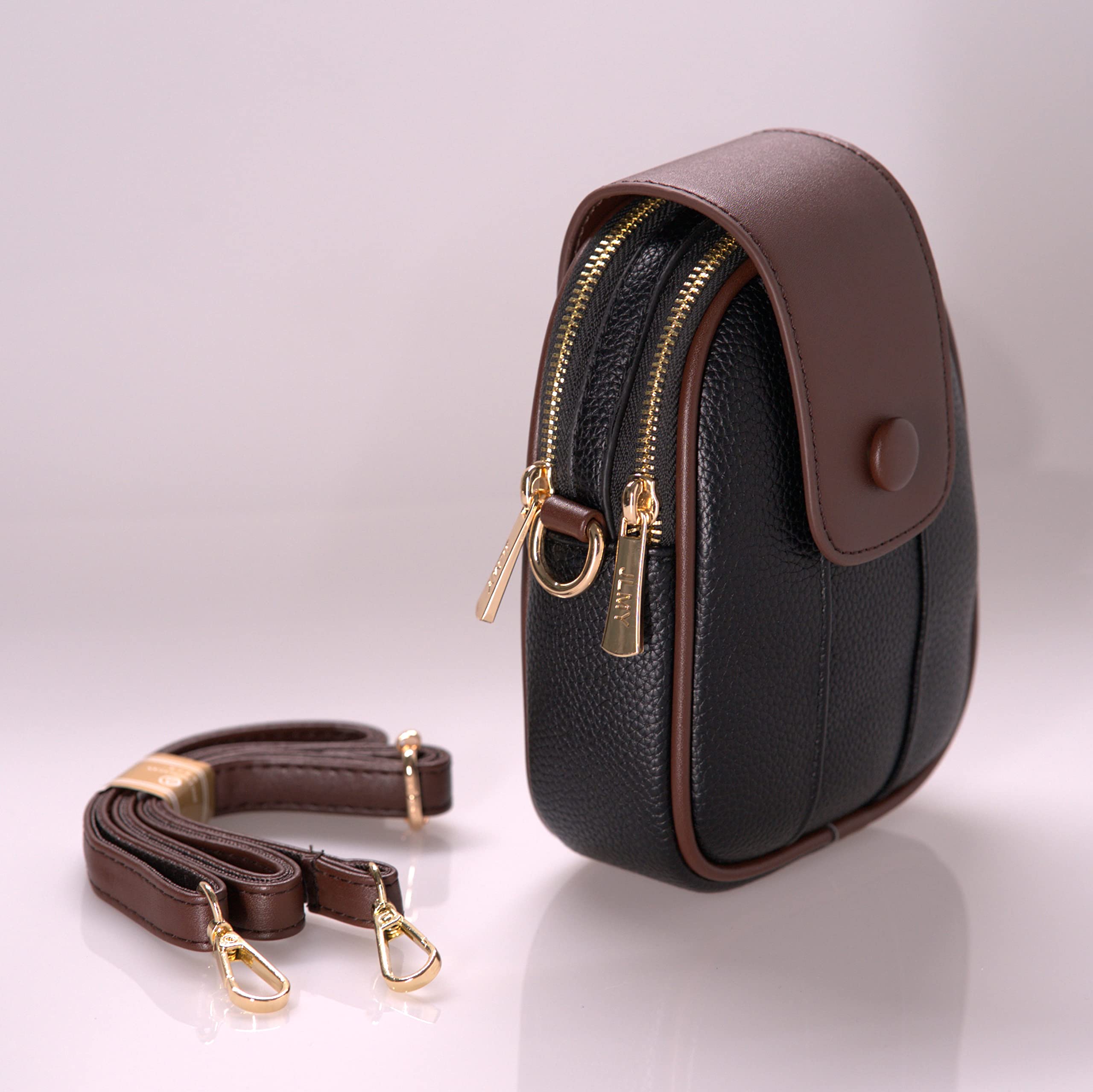 GEEMONT Small Clutch Purse For Women Mini Handbag Shoulder Bag Cell Phone Bag Dumpling Bag Multipurpose Crossbody