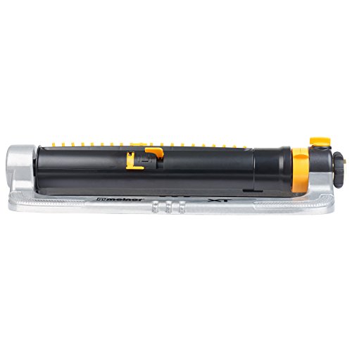 Melnor XT4200M XT Metal Oscillating Lawn Sprinkler, Black