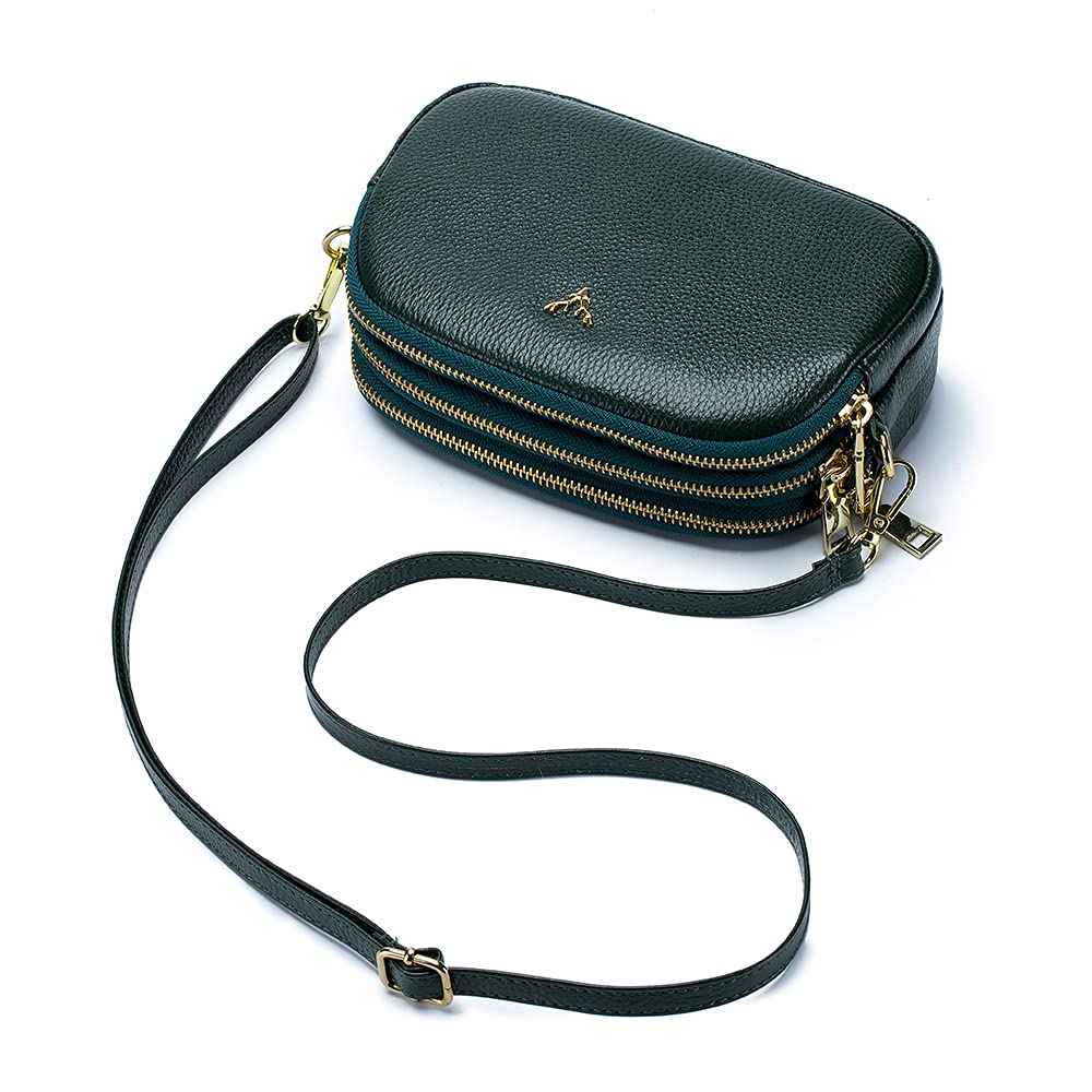 Coin Pocket Genuine Leather Phone Bag Women Wallet Crossbody Shoulder Bag