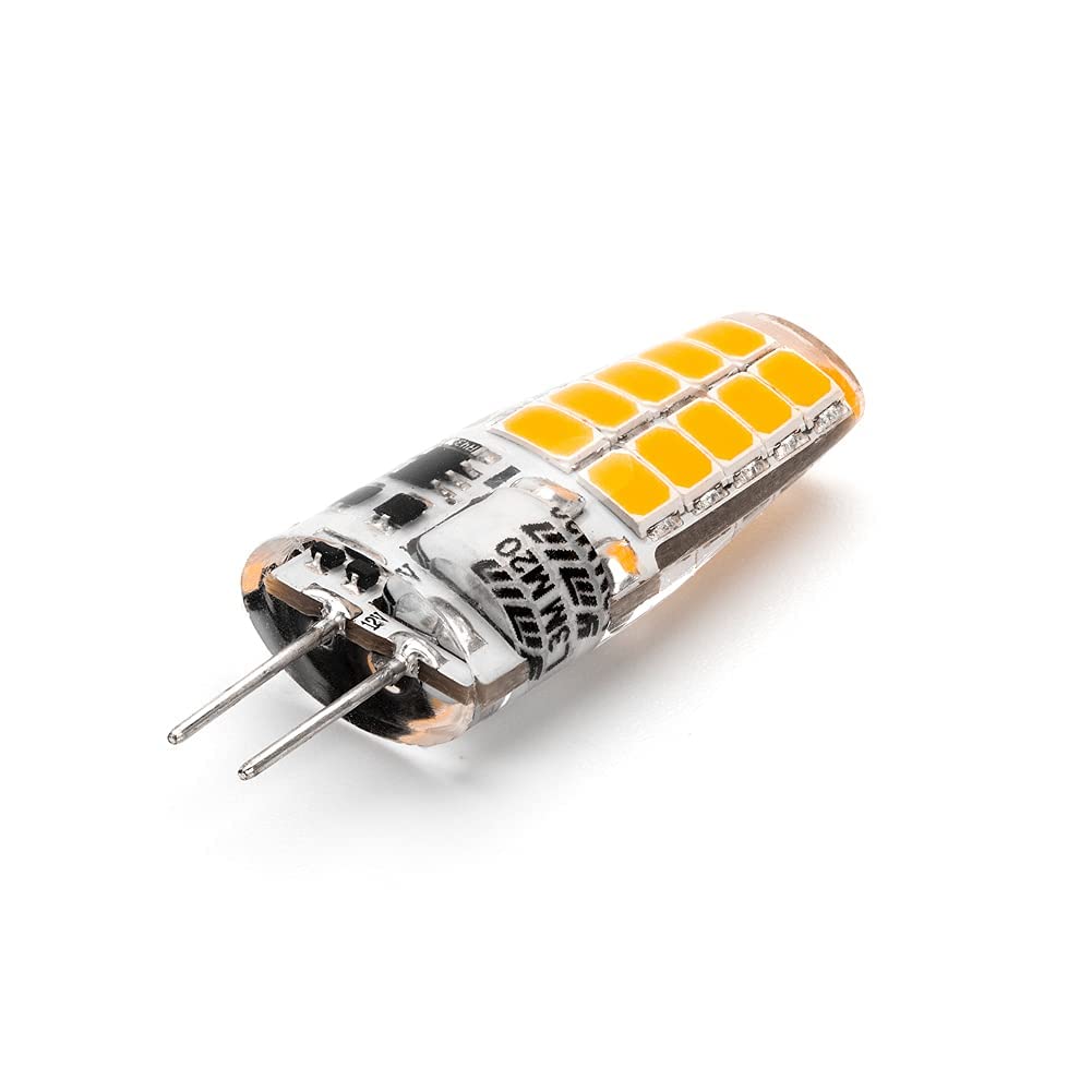 Yosenmi G4 LED Bulb 3W, 12V 20W G4 Halogen Bulb Equivalent, Warm White 3000K, Not Dimmable JC G4 Bi-Pin Base Light Bulb, 10-Pack
