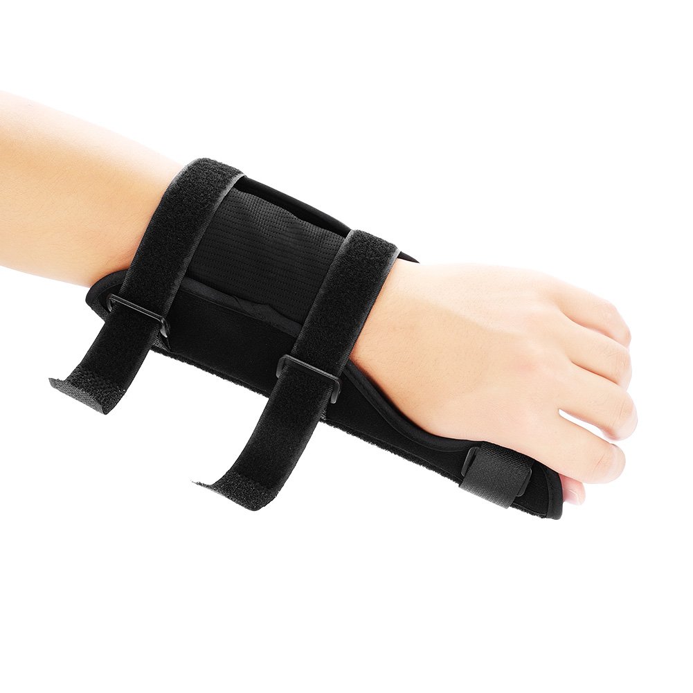 ANGGREK Adjustable Carpal Tunnel Wrist Rest, Breathable Wrist Rest Hand Rest Fracture Ligament Injury Tendon Discomfort Joint Discomfort(Left