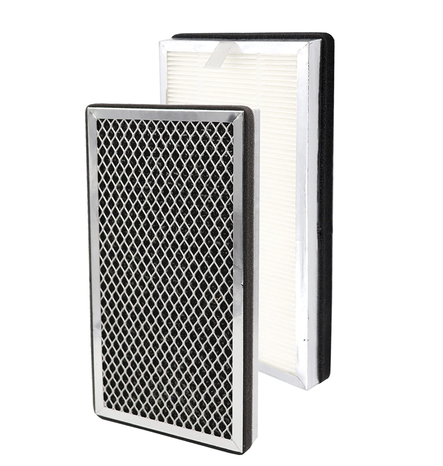 Flintar True HEPA Replacement Filter, Compatible with MA Air Purifier 15 Series, 3-in-1 Pre-filter, H13 True HEPA and Activated Carbon Filter Set (2-Pack)