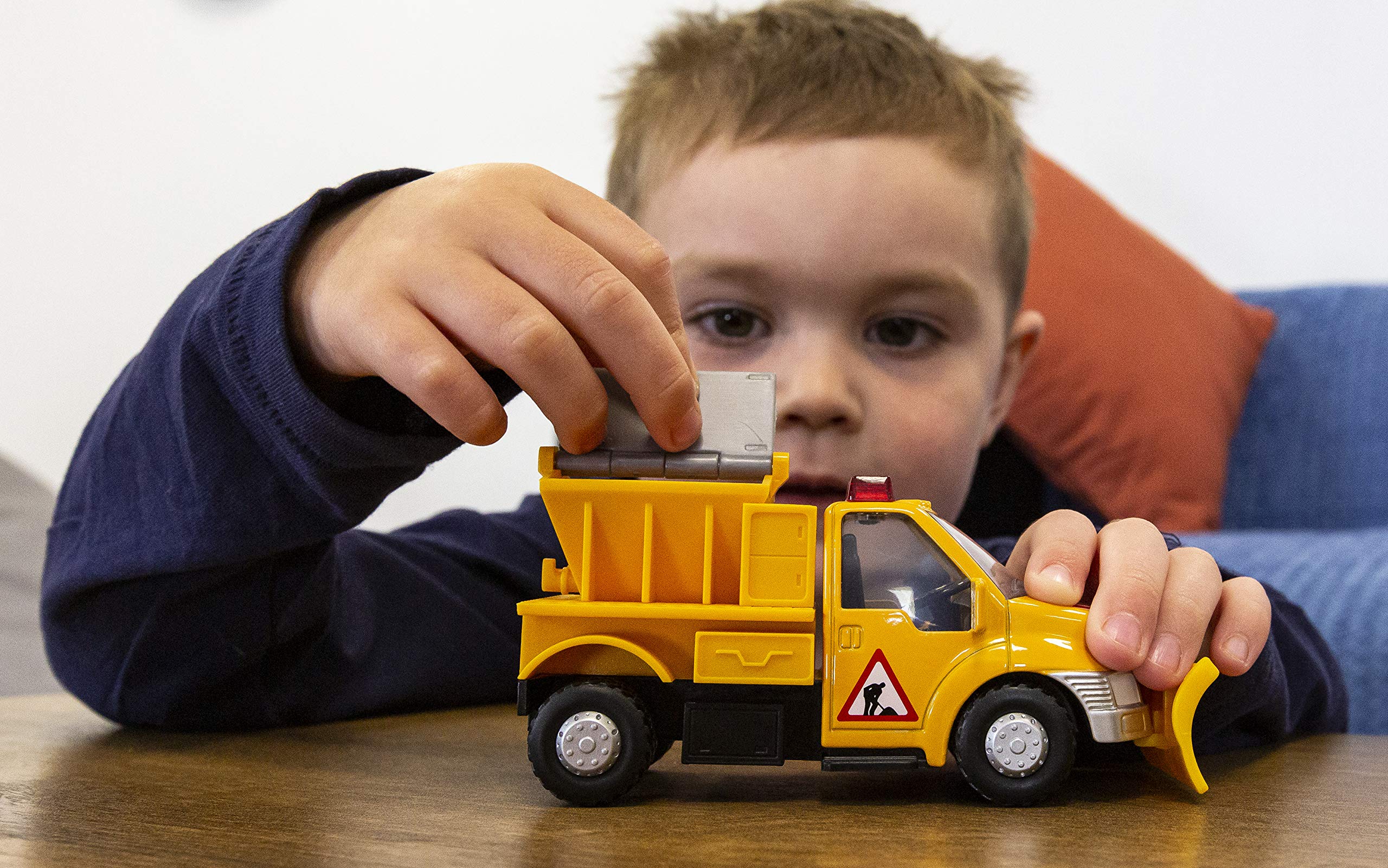Corgi Chunkies City Service Road Works Contruction Dump Truck, Snow Plow and Tractor with Claw Grapple Triple Pack Toy Vehicles CHP13