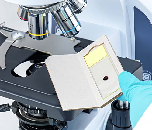 Globe Scientific 1324Y Glass Microscope Slide, 25 x 75mm Size, Ground Edges with Safety Corners, Yellow Frosted (1,440 slides)