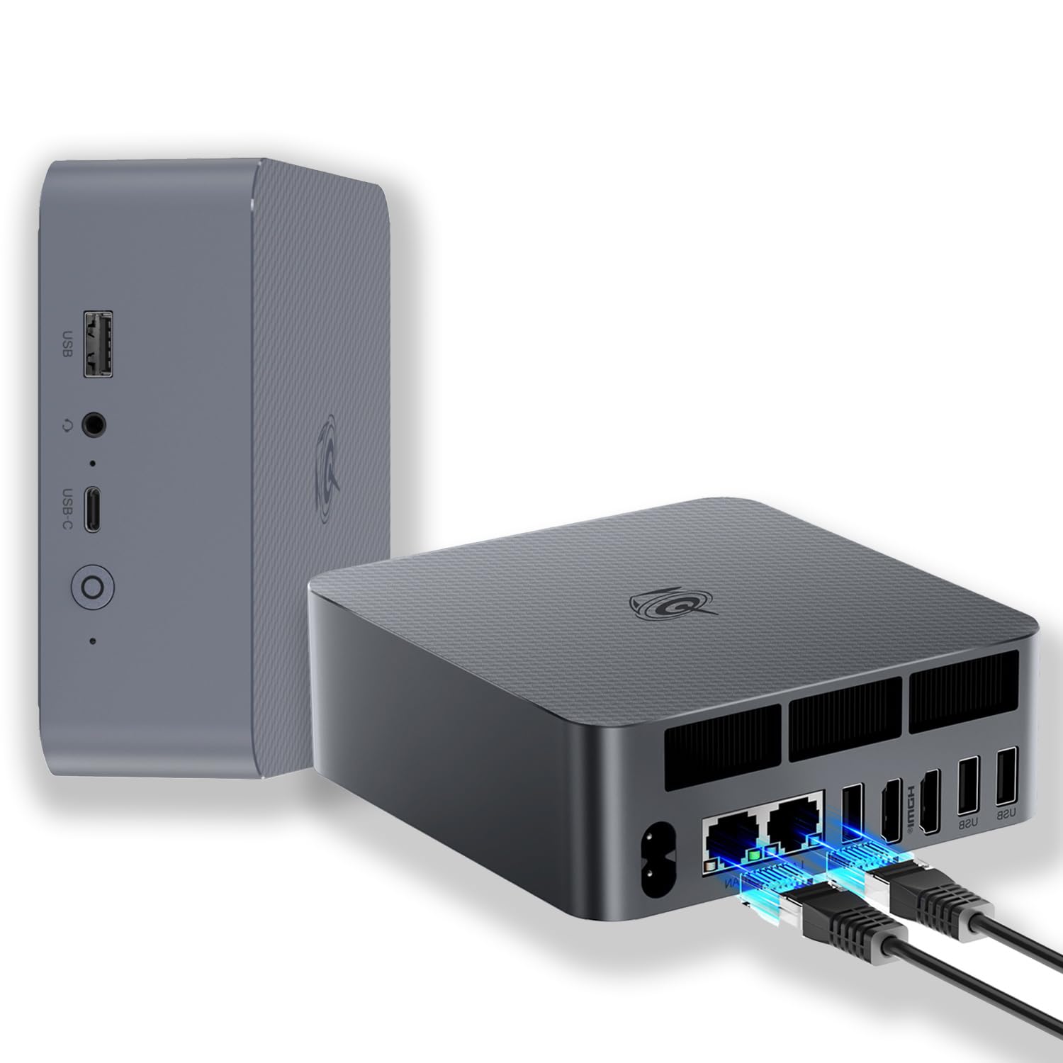 Beelink SER Pro Mini Pc AMD Ryzen5 5600H (6C/12T Up to 4.2GHz) Windows11Pro Computers 16GB DDR4 500GB NVMe SSD,Graphics 7core 1800 MHz,with WiFi 6E/BT-5.0/USB C,Support 2.5'HDD/Auto Power On