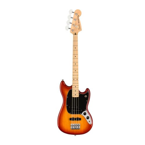 Fender Player Mustang Bass, Sienna Sunburst, Maple Fingerboard