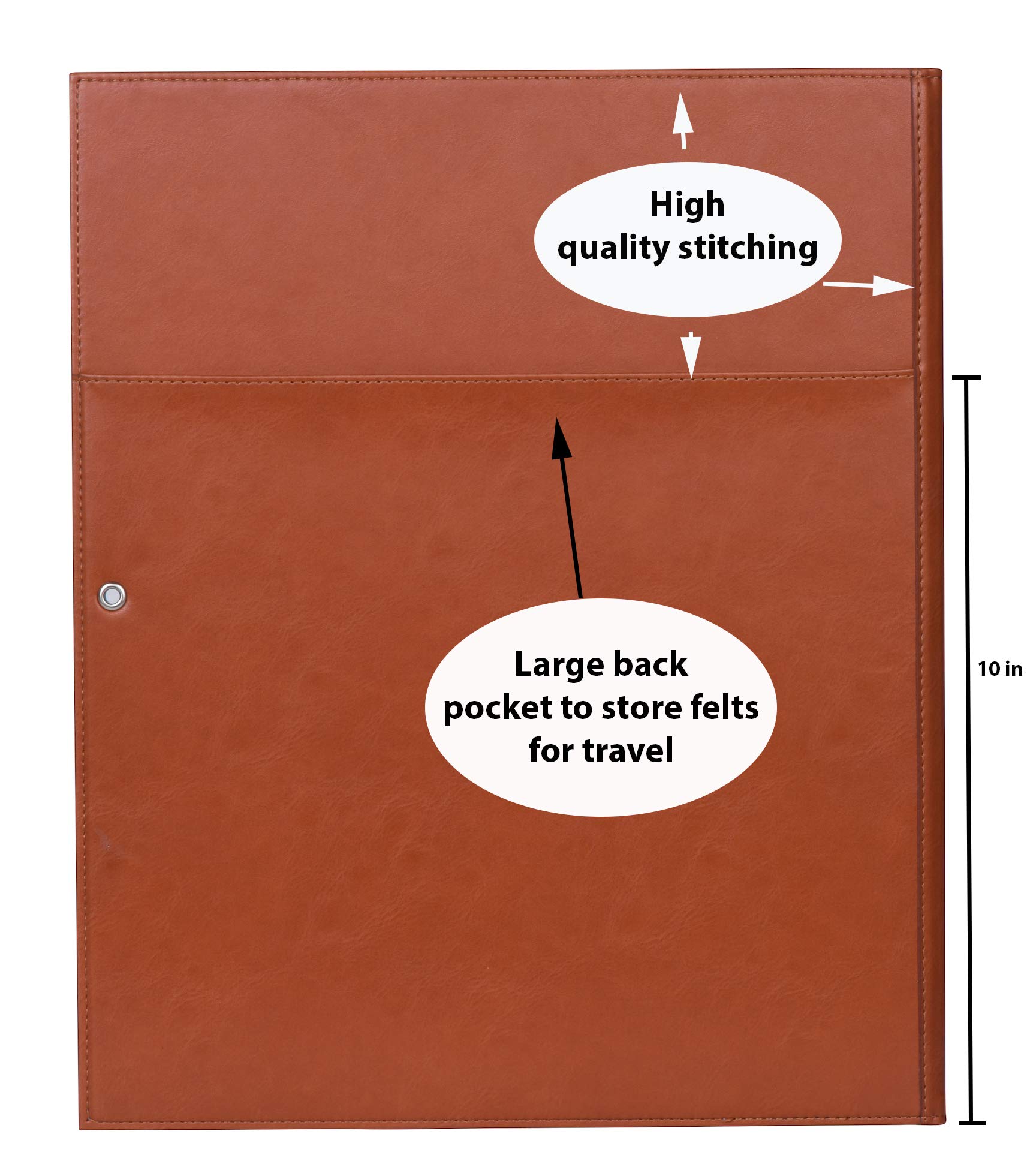 Foldable Felt Flannel Board - Quiet Book | 14 x 23" Freestanding Felt Board for Toddlers and Felt Story Sets | Story Board For Kids Playtime | Use For Preschool Classroom and Homeschooling