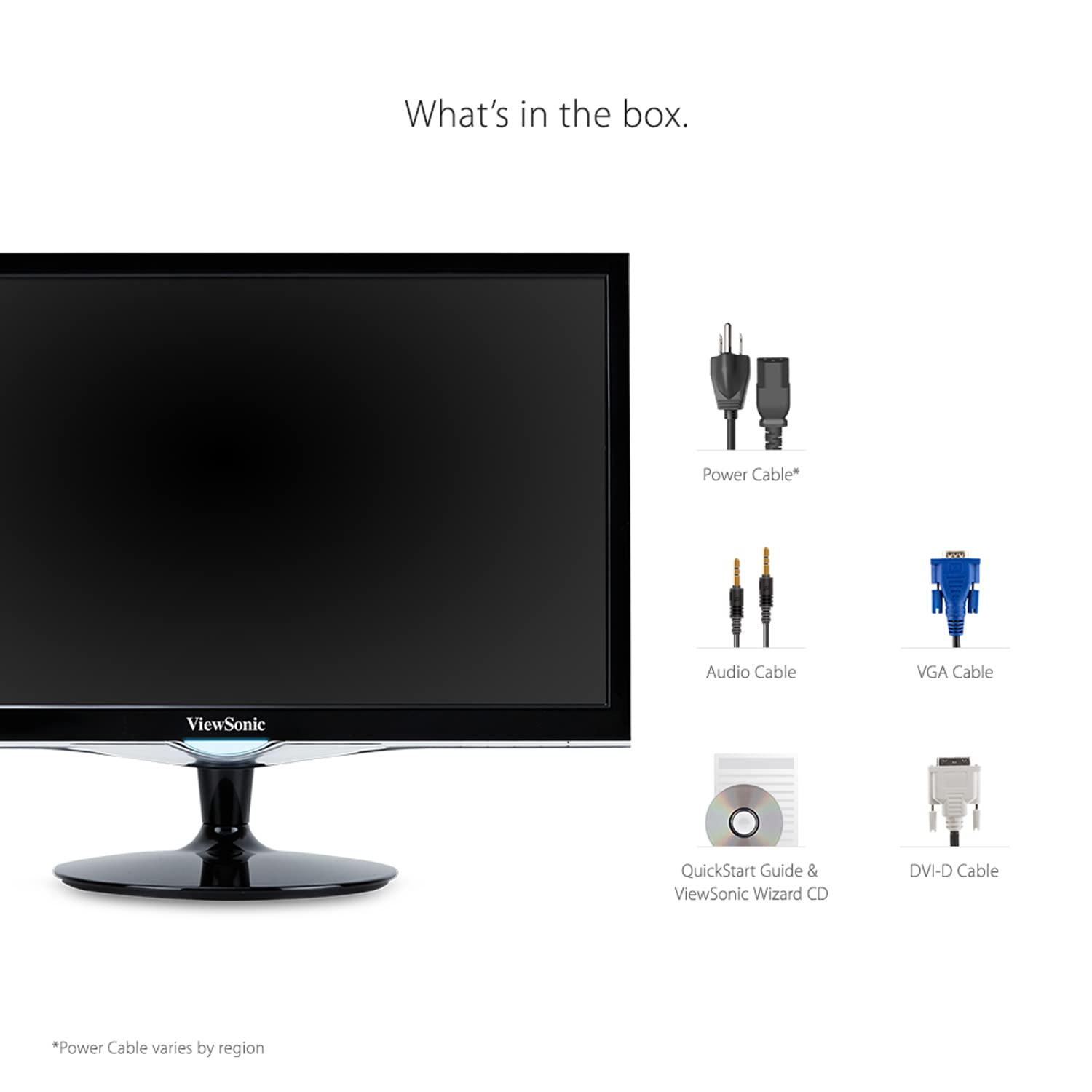 ViewSonic VX2452MH 24in 2ms 1080p Gaming Monitor HDMI, DVI, VGA (Renewed)