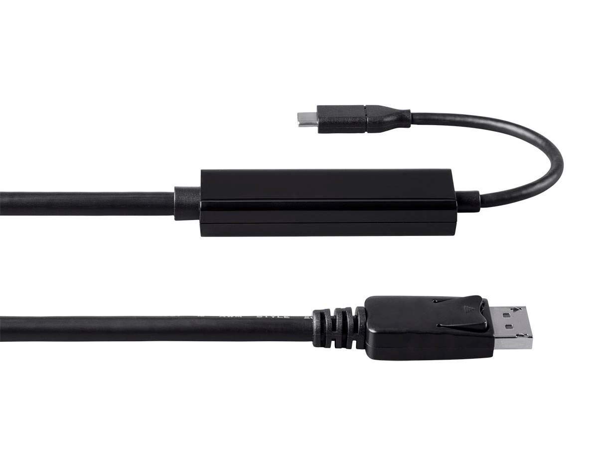 Monoprice USB 3.1 Type-C to DisplayPort Active Cable 4K@60Hz, 6ft