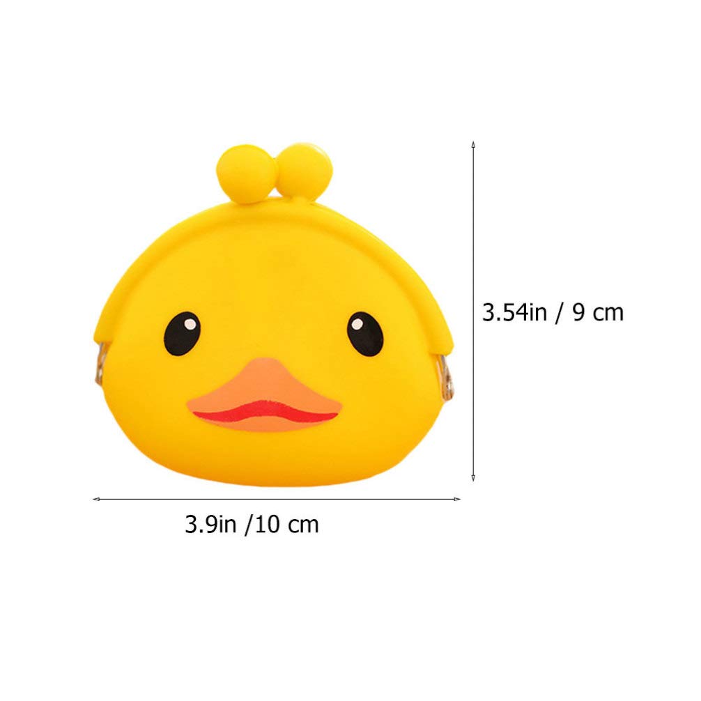 Mini Cute Silicone Coin Bag: Kids Cartoon Animal Change Pouch Small Silicone Purse for Children Toddlers Coin Change Earphone Container 4pcs Random Style