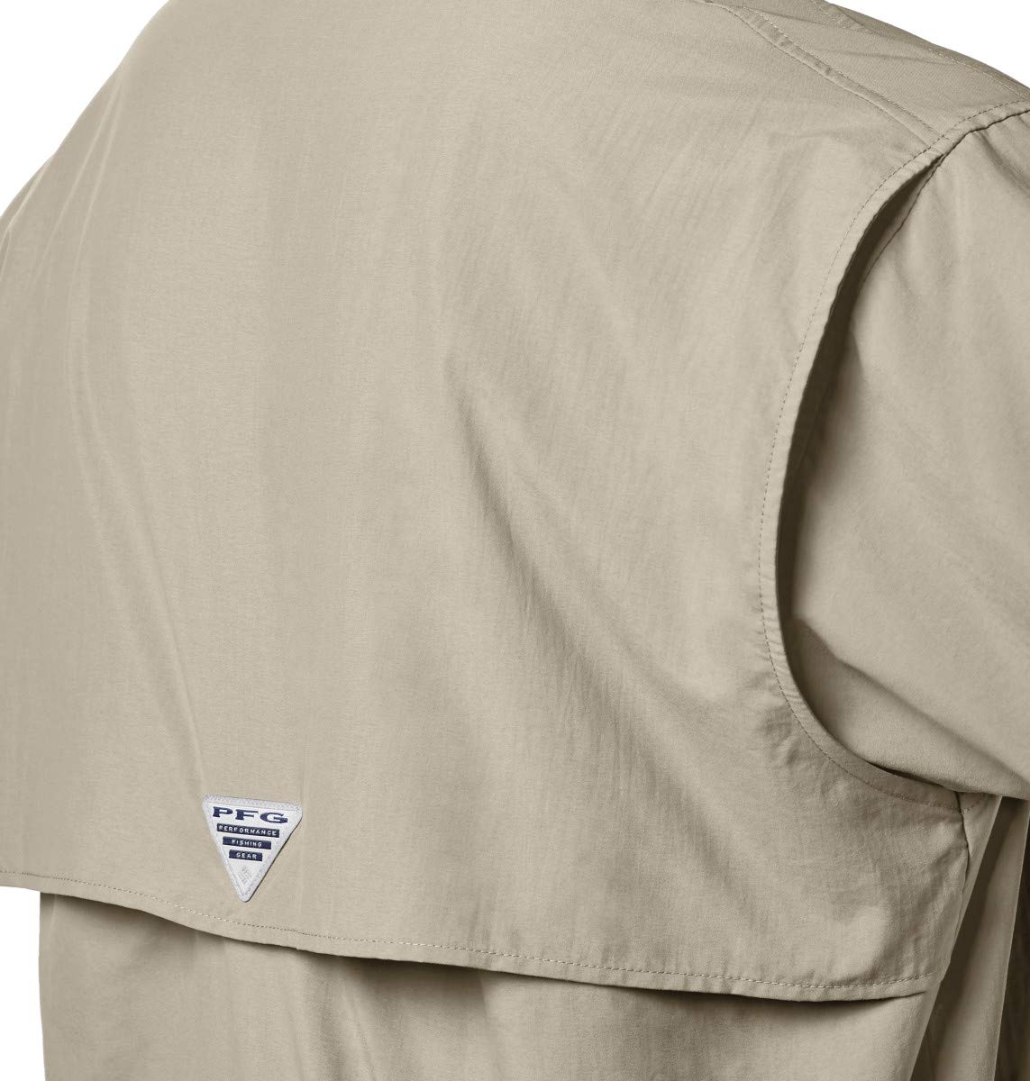 Columbia Men's Bahama II UPF 30 Short Sleeve PFG Fishing Shirt, Fossil, Medium