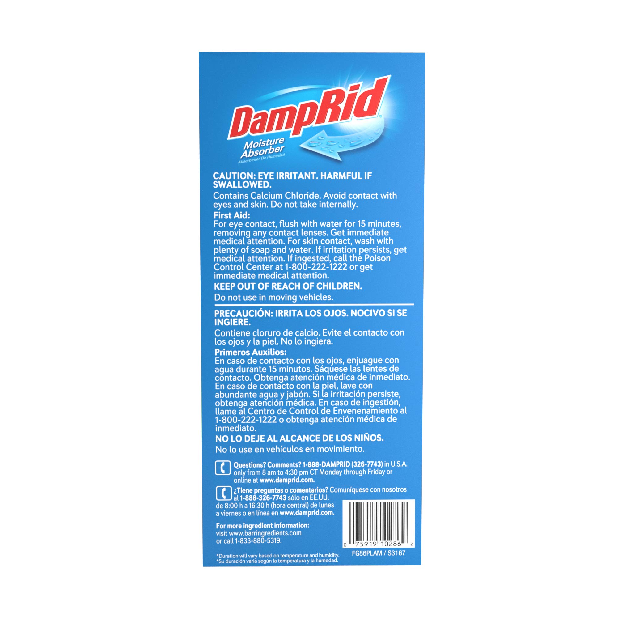 DampRid Hanging Bag Moisture Absorber for Closets, Pure Linen, 3 Pack, 16 oz. Each; Traps Excess Moisture for Fresher, Cleaner Air