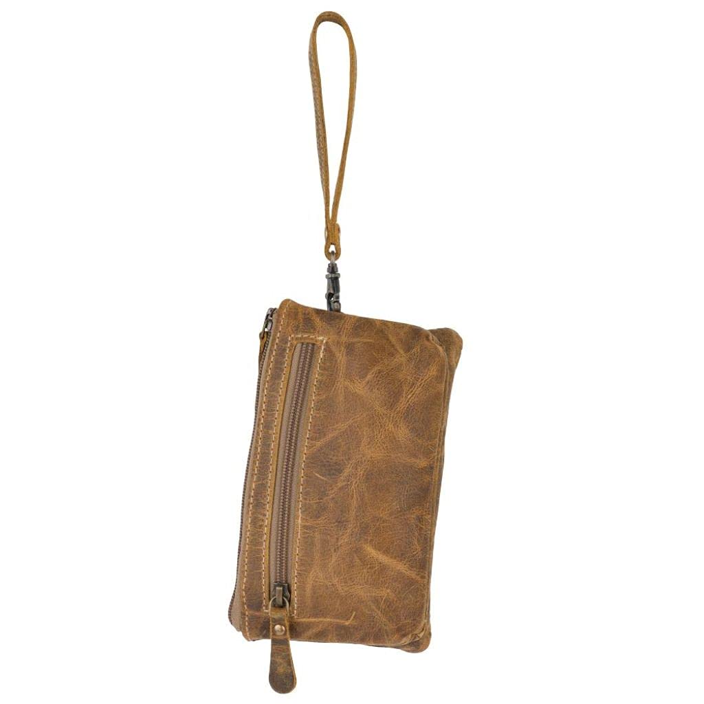 Myra Bag Brown Orchestra Small Leather Bag Upcycled Leather S-2216