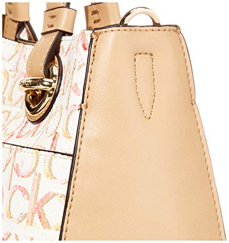Calvin Klein Lucia Novelty Shopper, Cherub White Multi Painted Linear