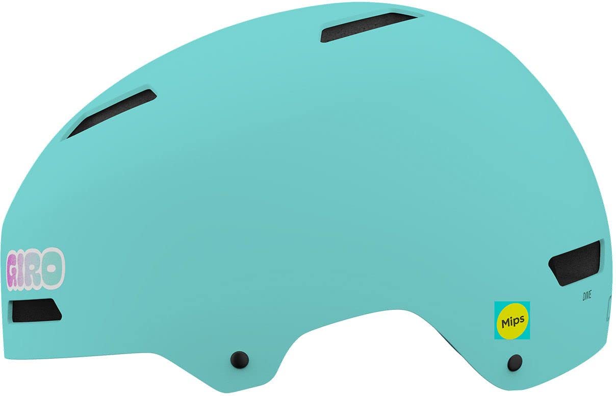 Giro Dime MIPS Bike Helmet - Youth Matte Screaming Teal (2022) Small