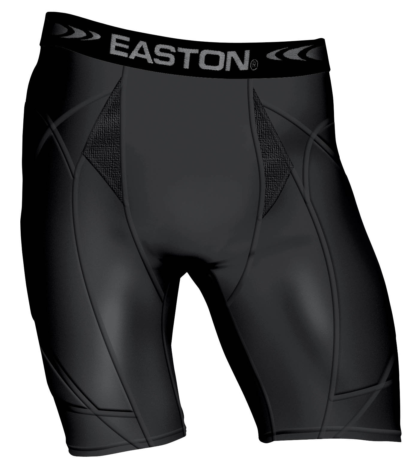 Easton Youth Girls Extra Protective Sliding Short, Black, X-Large