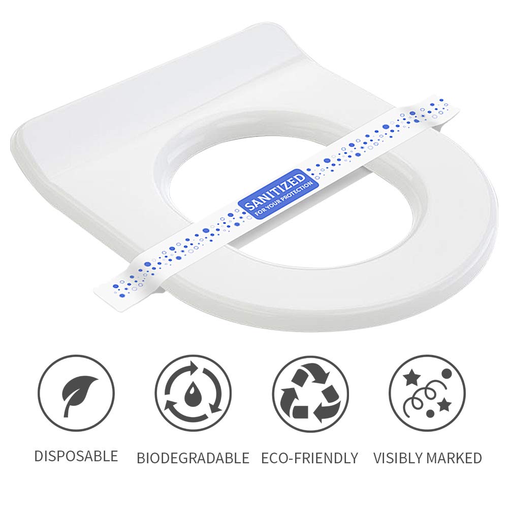 ESSENTIAL- Printed Toilet Seat Band 16-1/2" Wide X 1-1/2" Deepuse In Hotels and Motels (Case Of 500)