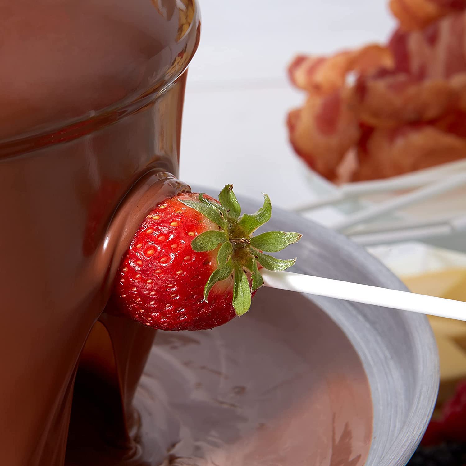 ChocoMaker Milk Chocolate Microwavable Fondue and Fountain Dipping Candy - 2 Pound Bag