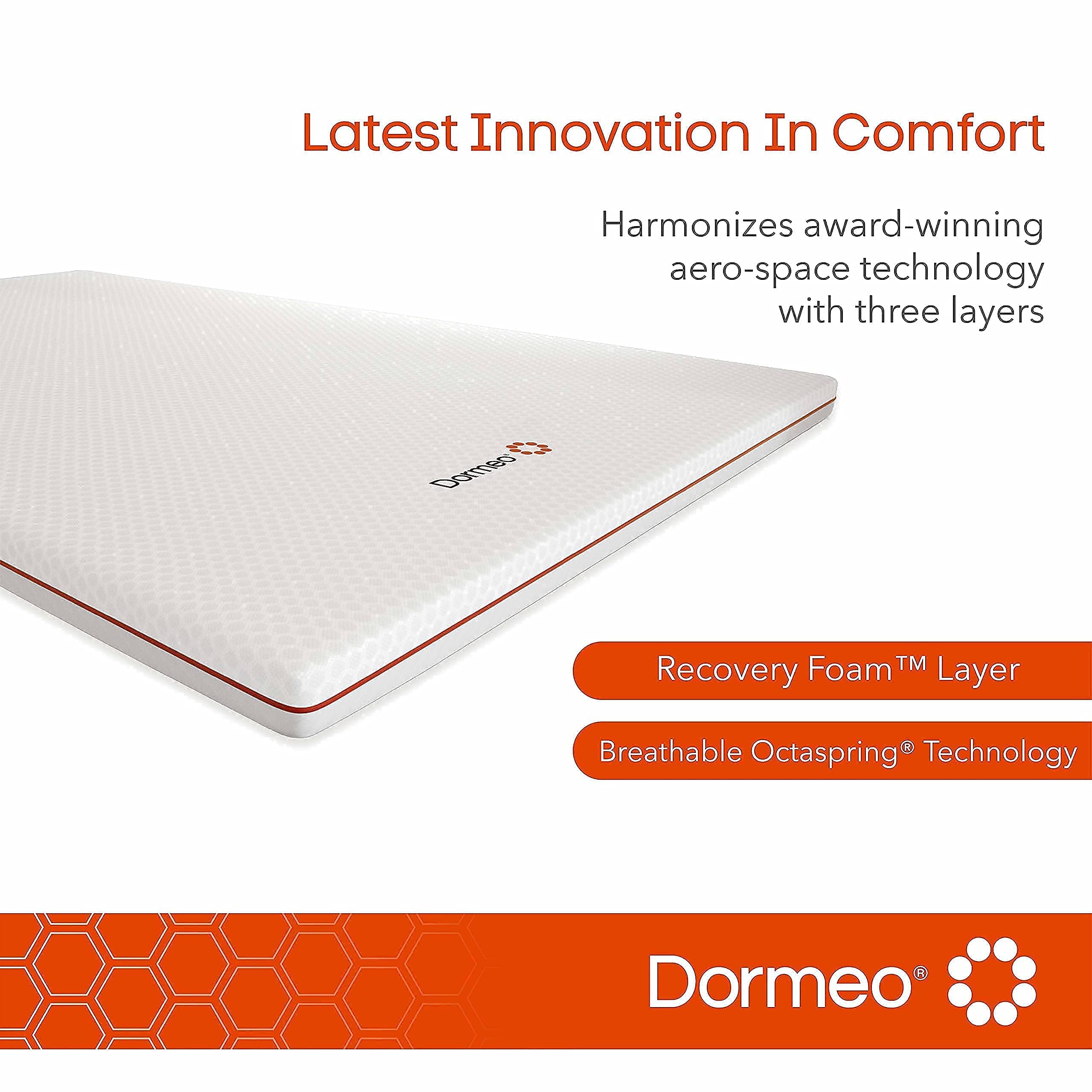 The Premium Mattress Topper by Dormeo (King) and True Evolution Pillow Bundle
