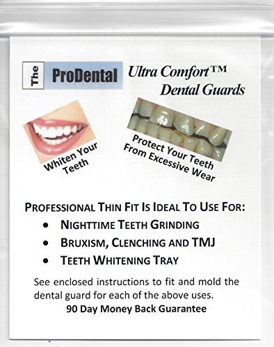 Mouth Guard for Grinding Teeth - 4 Pack, Thin and Trim Anti Grinding - Teeth Whitening Dental Guard, Stops Bruxism & Clenching Teeth at Night, USA Made - No BPA, Includes Night Mouth Guard Case