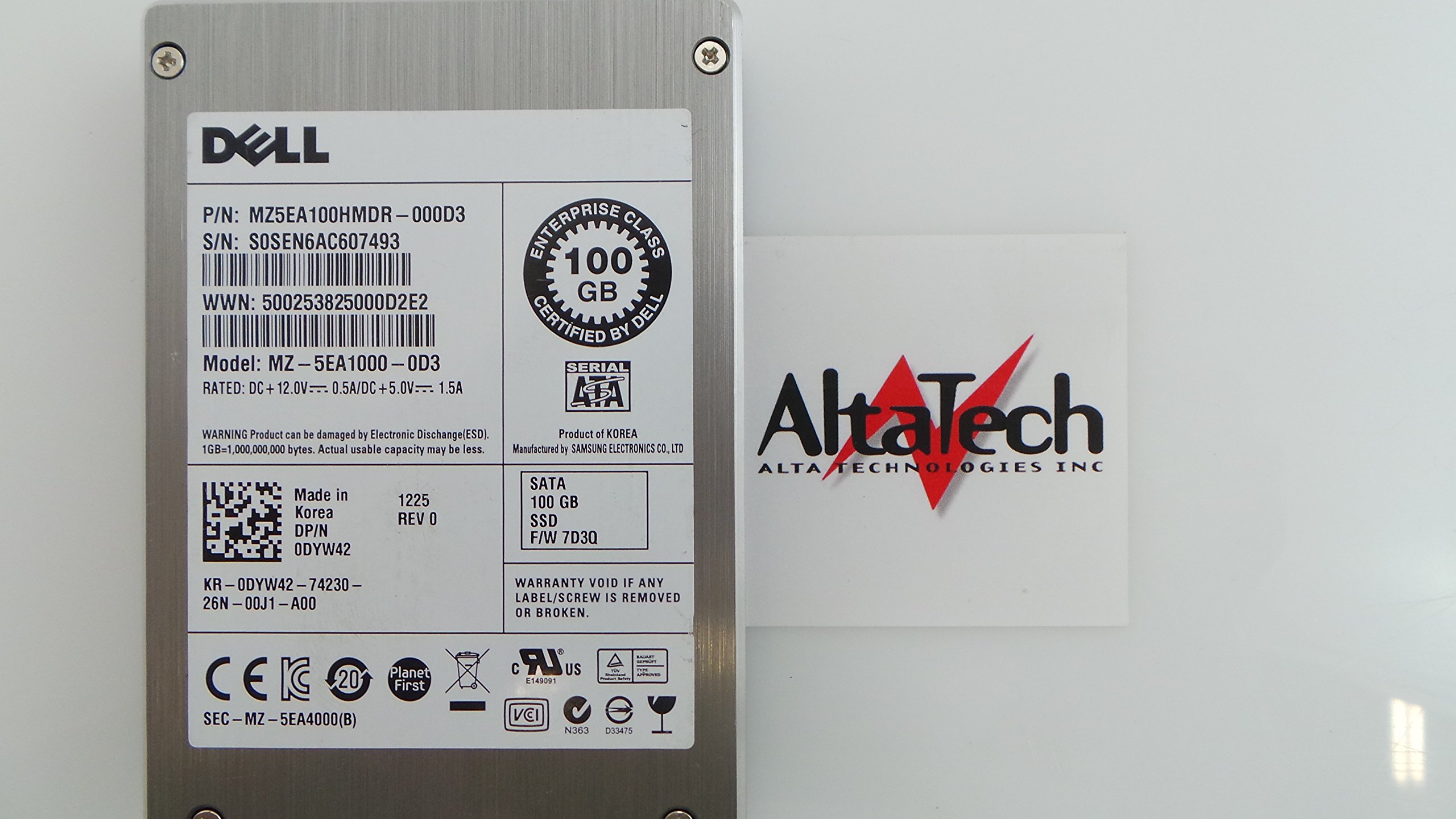 Dell SSD 100GB, DYW42