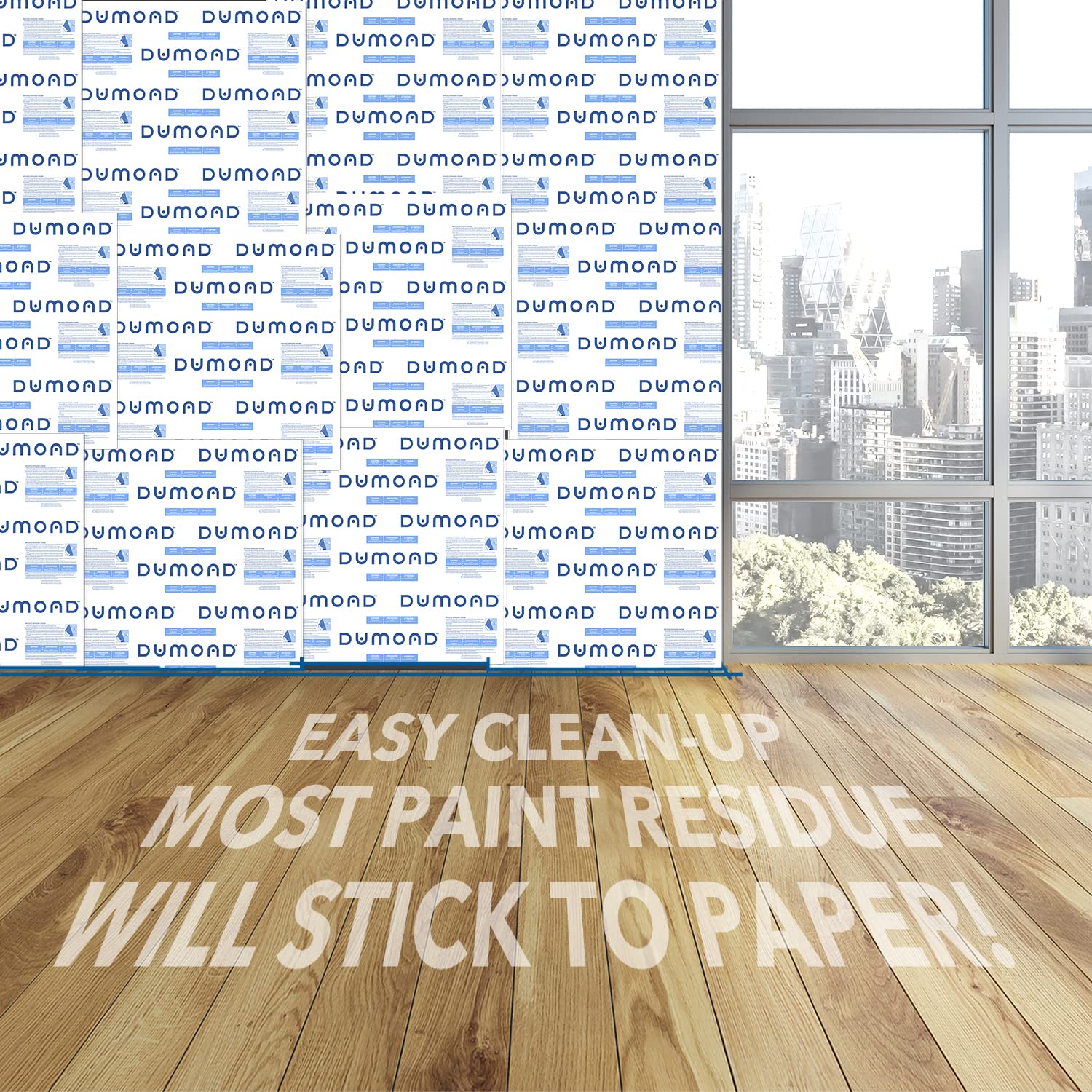 Dumond Laminated Paper - Keeps Dumond Paint Removers in Wet State - Extends Product Life & Speeds Removal - Traps Paint Flakes & Debris - Easy Disposal of All Paint Residue - 1 Roll, 13β x 300 ft.