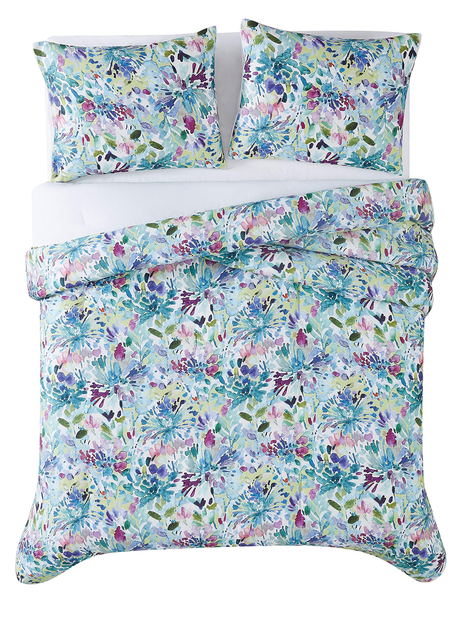 Christian Siriano NY Dahlia 3 Piece Full/Queen Duvet Cover Set
