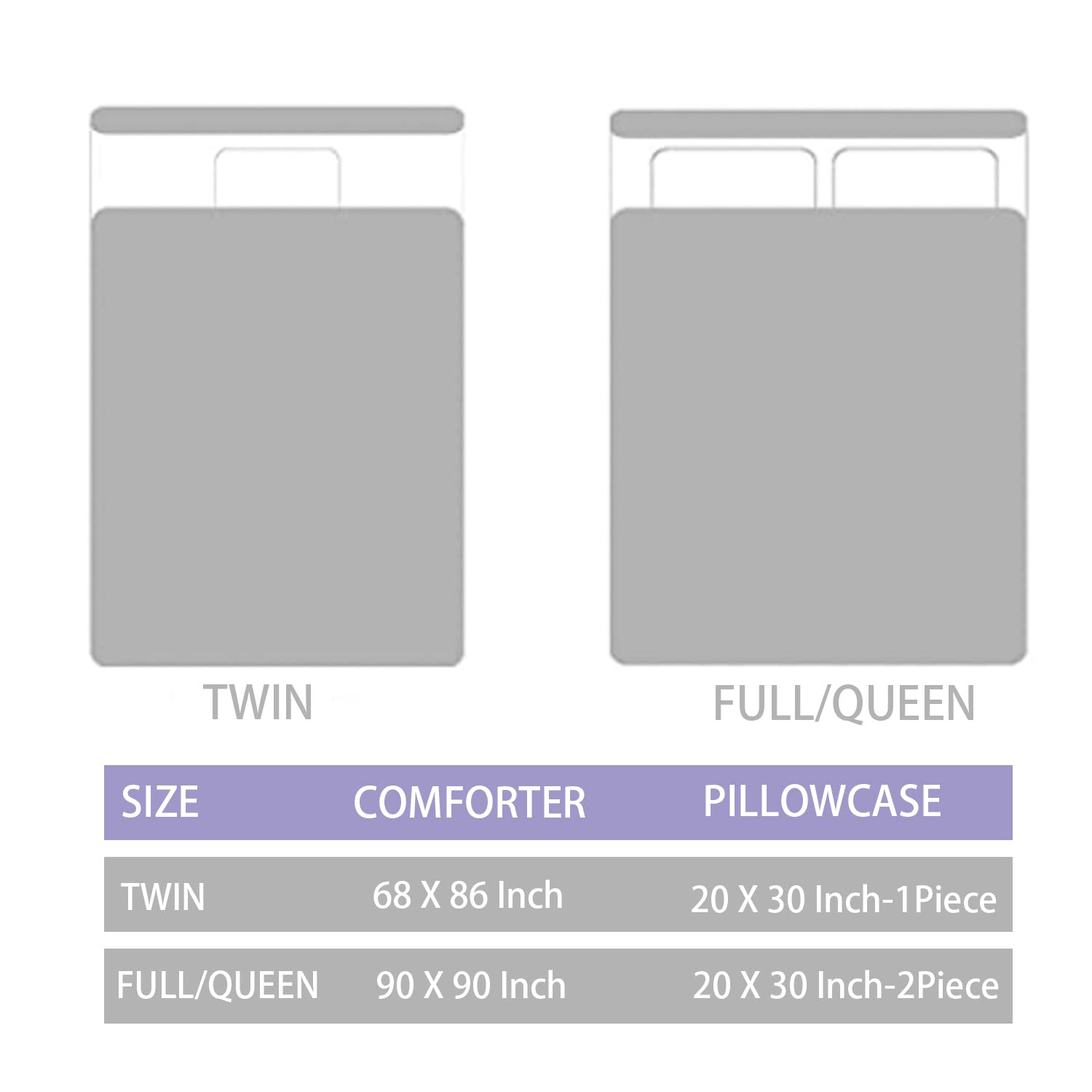 Yogeneg Rainbow Comforter Set Twin Size for Teen Girl &Boys Women,Metallic Star Moon Printed Mermaid Comforter with Pillowcase, Microfiber 2 Piece Bedding Set,All Season (Rainbow B, Twin)