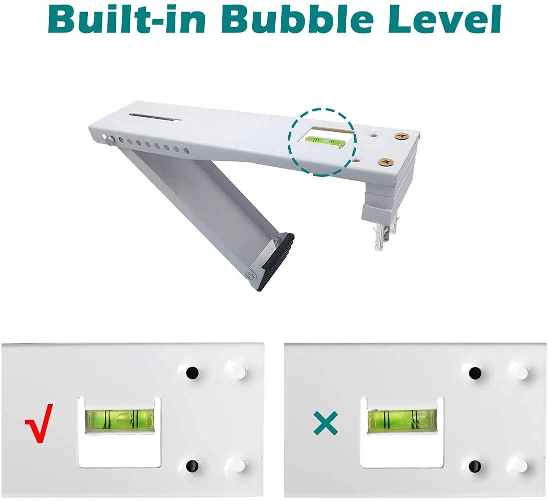 Daisypower Window Air Conditioner Bracket Heavy Duty, Sturdy Structure Supports Up to 165 lbs, Designed A/C Units 9,000 to 22,000BTU