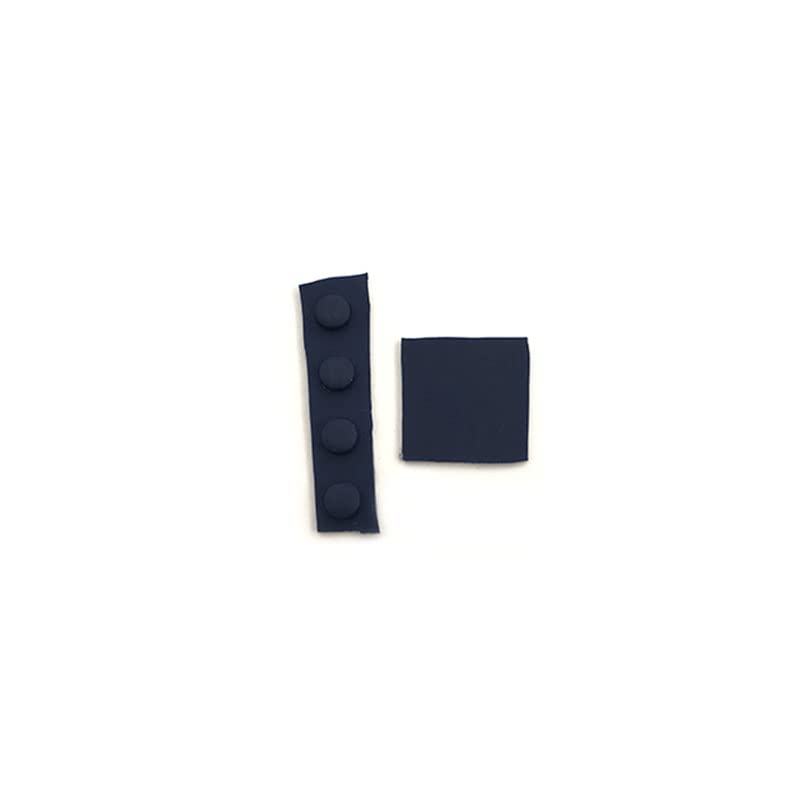 Front Back Screw Rubber Feet Cover Upper LCD Screen Screws Cover Rubber Replacement for New 3DS XL/LL (Dark Blue)
